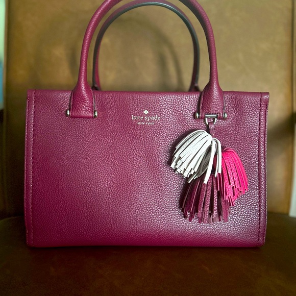 kate spade | Bags | Nwt Kate Spade Palmer Drive Maryam In Blackberry ...